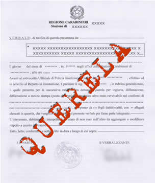 Come fare una querela - LuigiArcovio.it